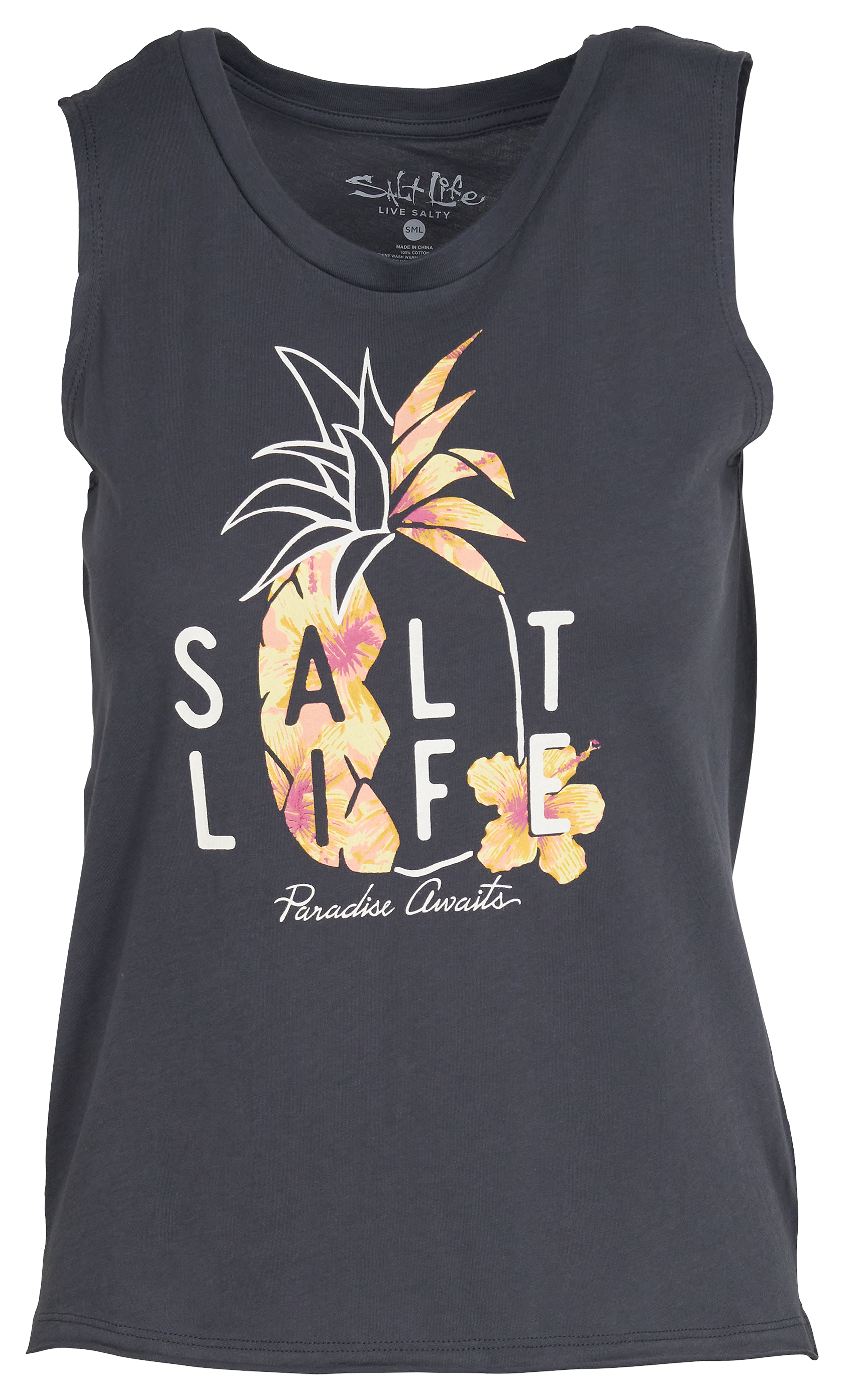 Salt Life Pineapple Split Tank Top for Ladies | Bass Pro Shops